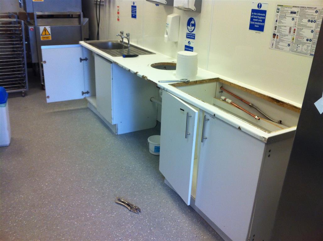 Bakery Worktop Replacement - The Bedford Handyman
