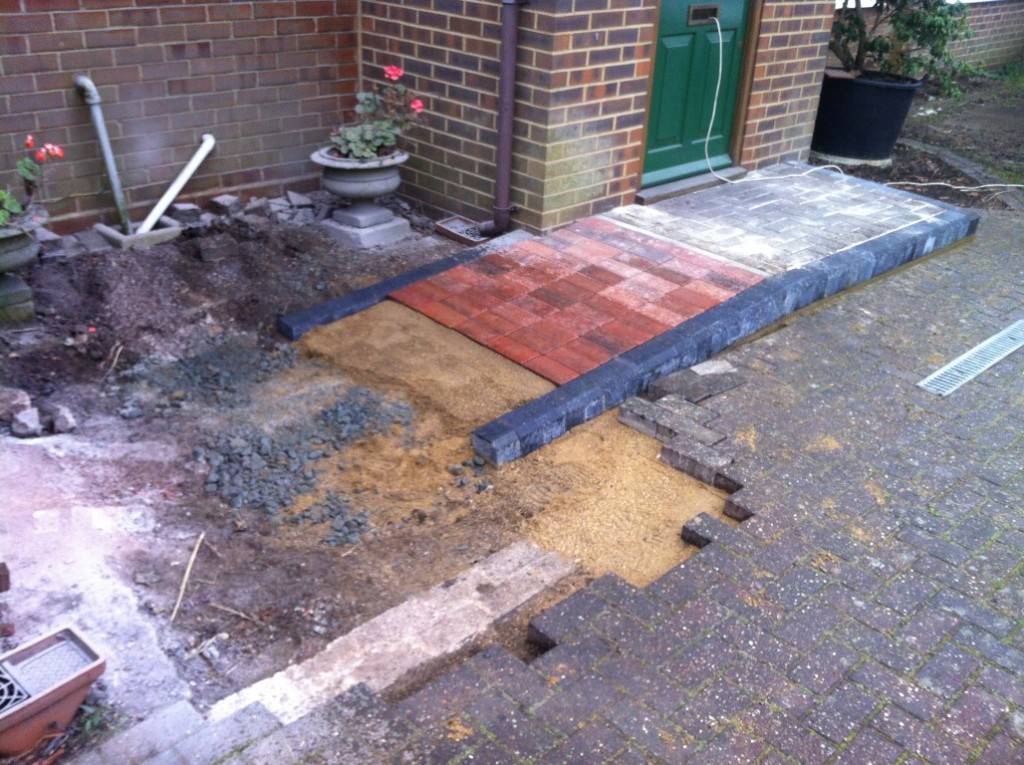 Disabled Block Paving Ramp - The Bedford Handyman