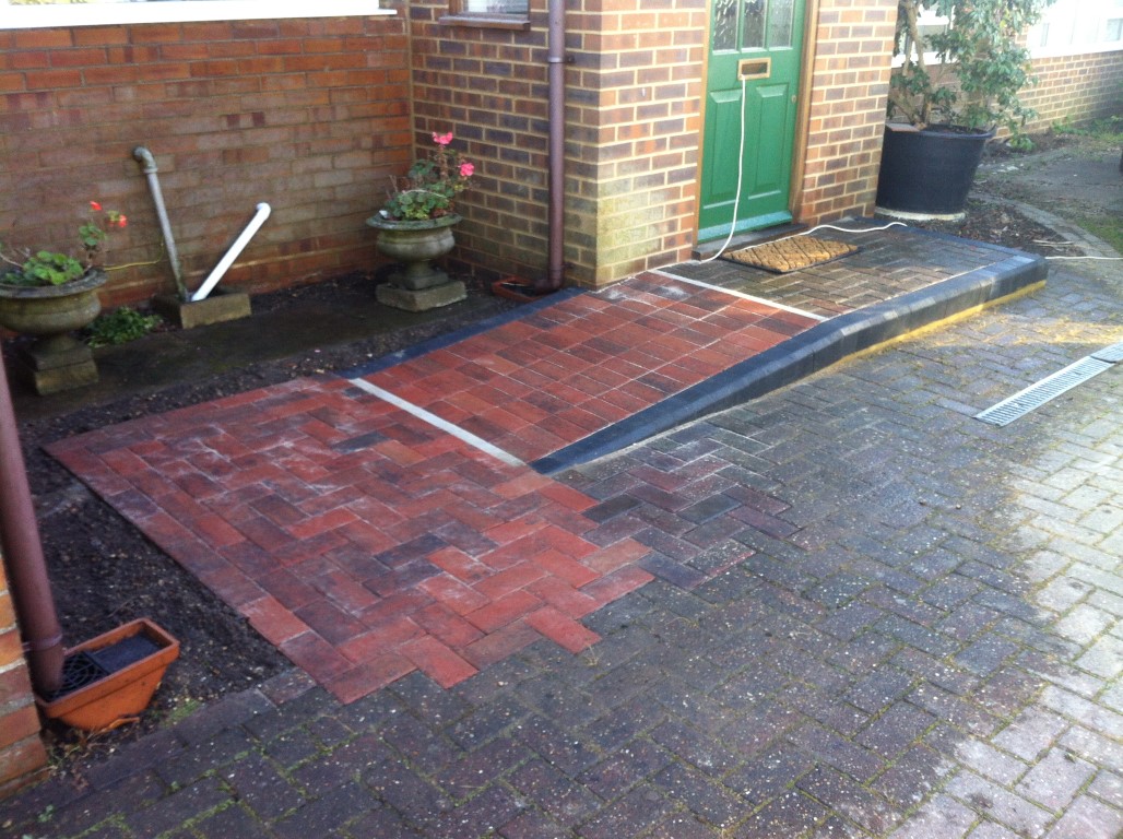 Disabled Block Paving Ramp - The Bedford Handyman