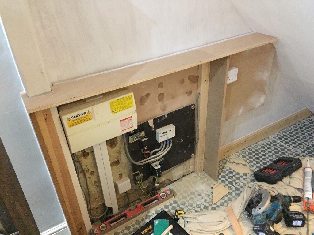 Electrical Cupboard Build - The Bedford Handyman